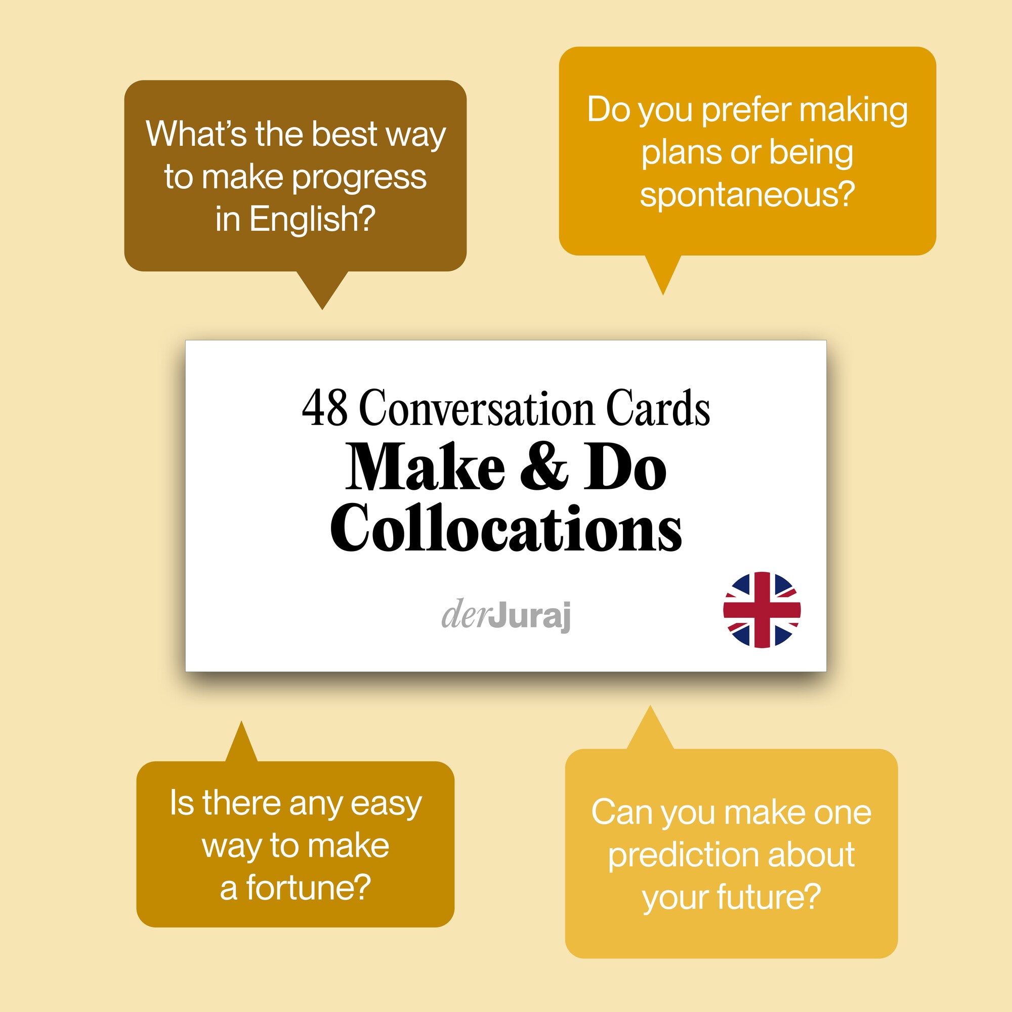 Conversation Cards: Collocations with Make & Do - Anglický jazyk | UčiteléUčitelům.cz
